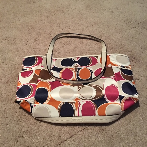 Coach | Bags | Coach Scarf Print Bag | Poshmark